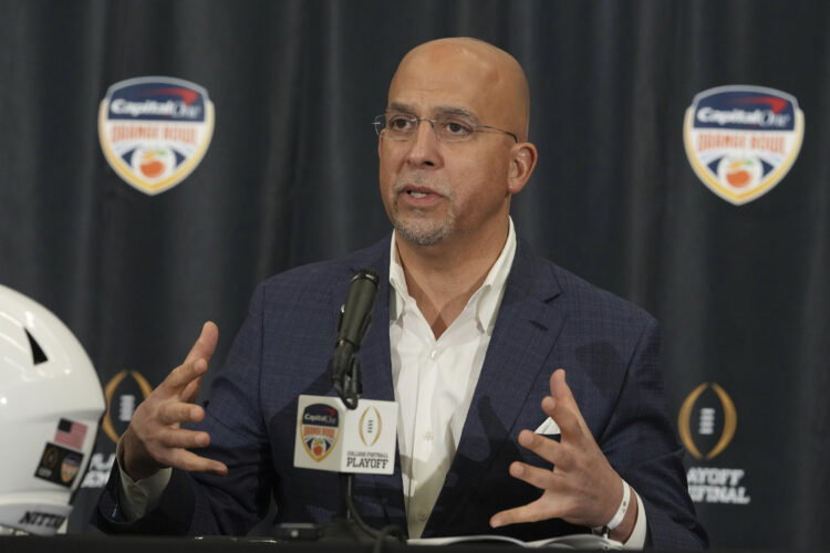 Penn State coach James Franklin calls for college football to have ...